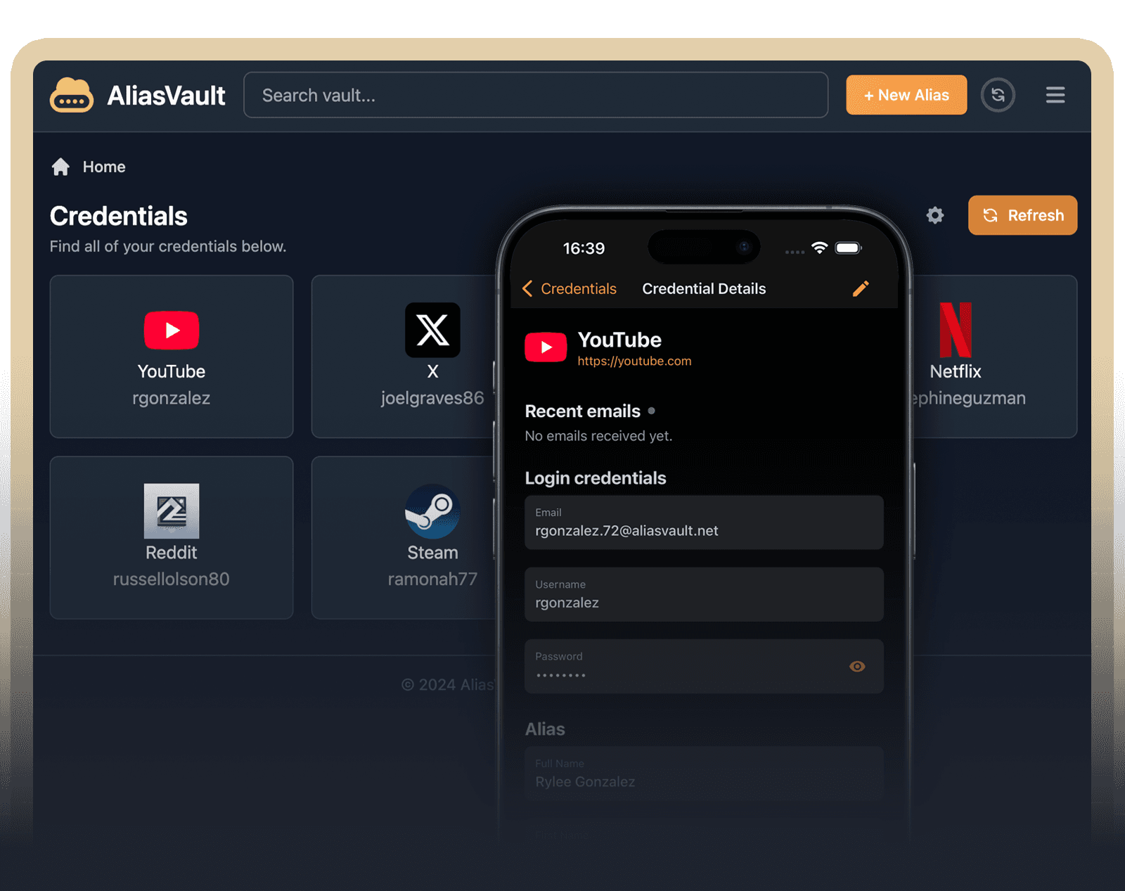 AliasVault - Privacy-First Password & Email Alias Manager