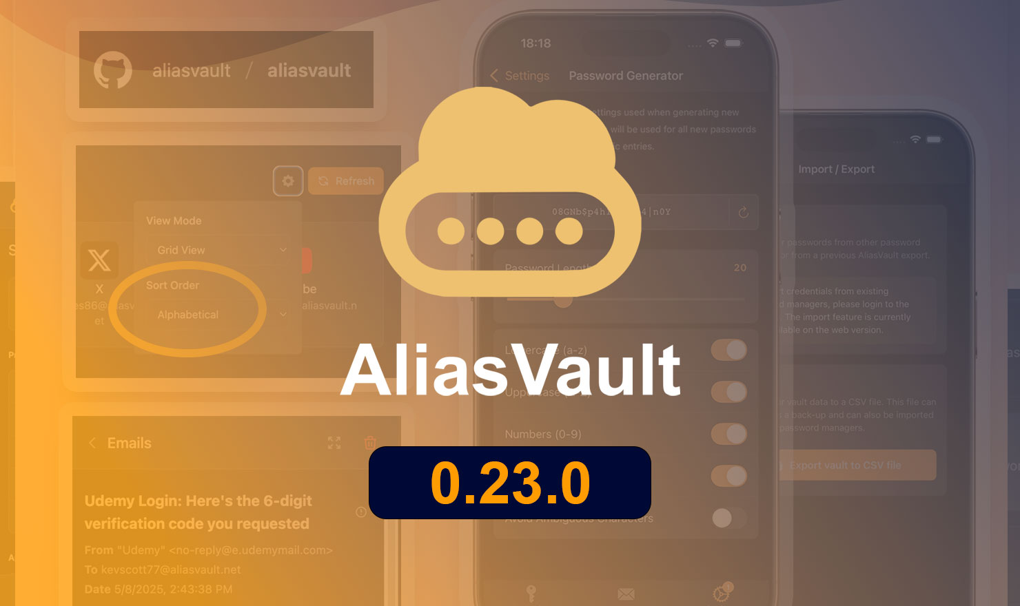 AliasVault 0.23.0 Released | AliasVault